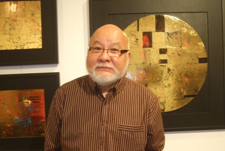Living and Loving Art: Abstract artist Raul Isidro’s “Gilded Landscapes ...