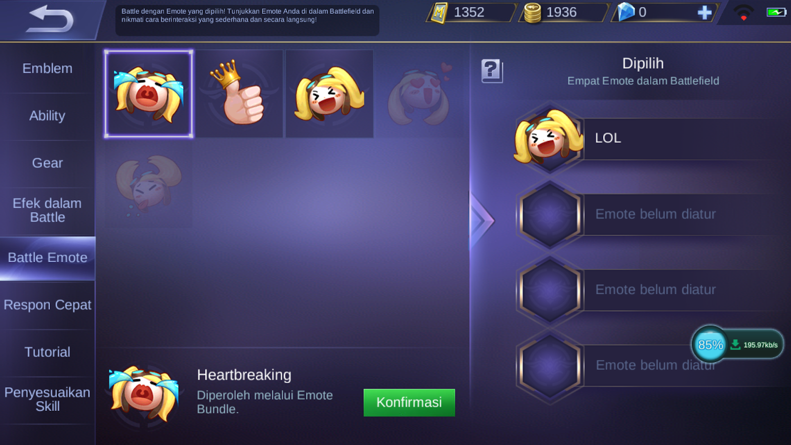 Gambar Battle Emote Mobile Legends - Gambar Mobile Legend Keren