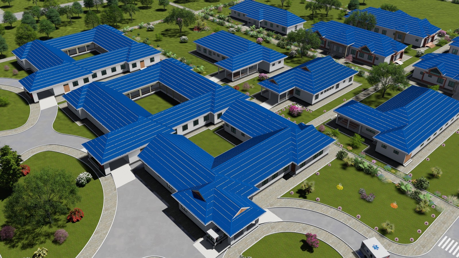 Michoro ya Majengo ya Hospitali za Wilaya Tanzania Bara