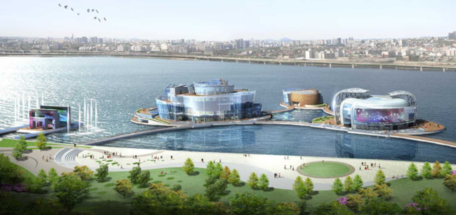 architecture now and The Future: SEOUL FLOATING ISLANDS BY H ARCHITECTURE