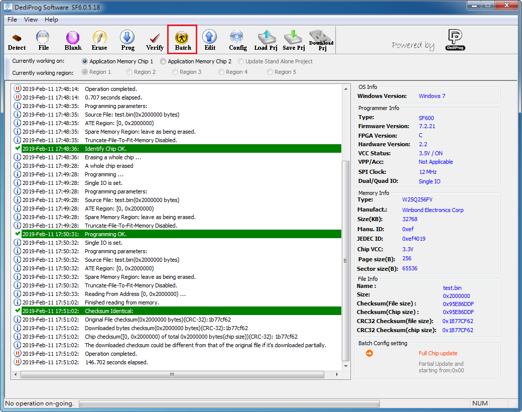 JASON_YY 的工作筆記: DediProg SF 600燒錄器的基本操作 | Usage of DediProg SF Software ...