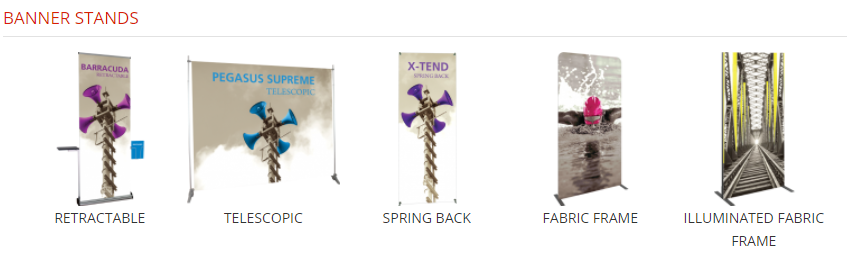 Types of Banner Stands