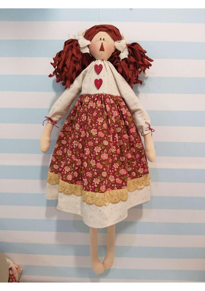 Boneca Sandy De Feltro Com Molde DIY Artesanato Com Molde grátis Para ...