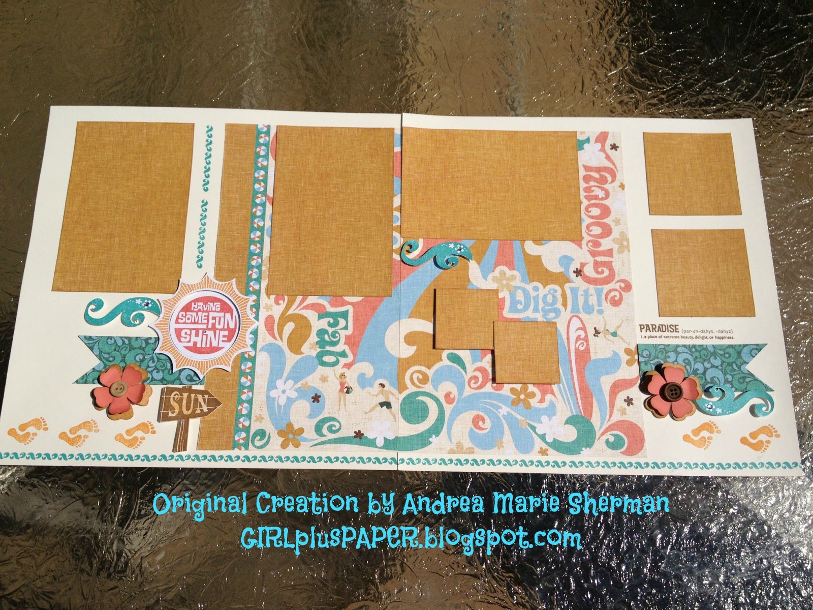 GIRLplusPAPER: CTMH Surf's Up Layout - Custom Kit Available