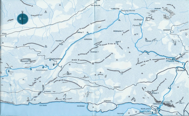 Lycian Way Maps - Download for Free - Lycian Way - Route details, book ...