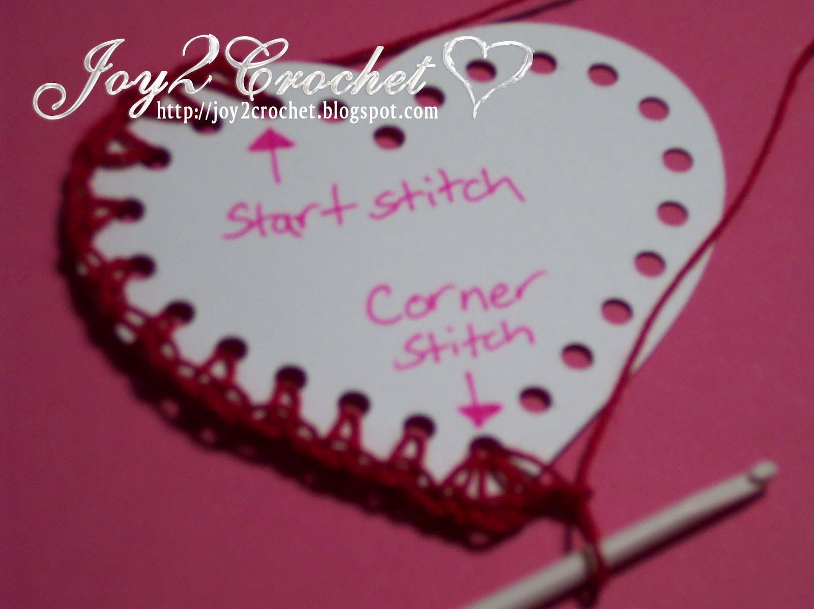 Joy 2 Crochet: Crochet Paper Valentines Edging