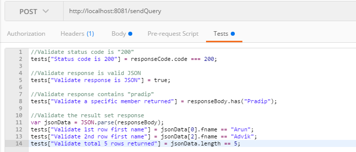 My Testing Notes Database Query And Validation Using Postman