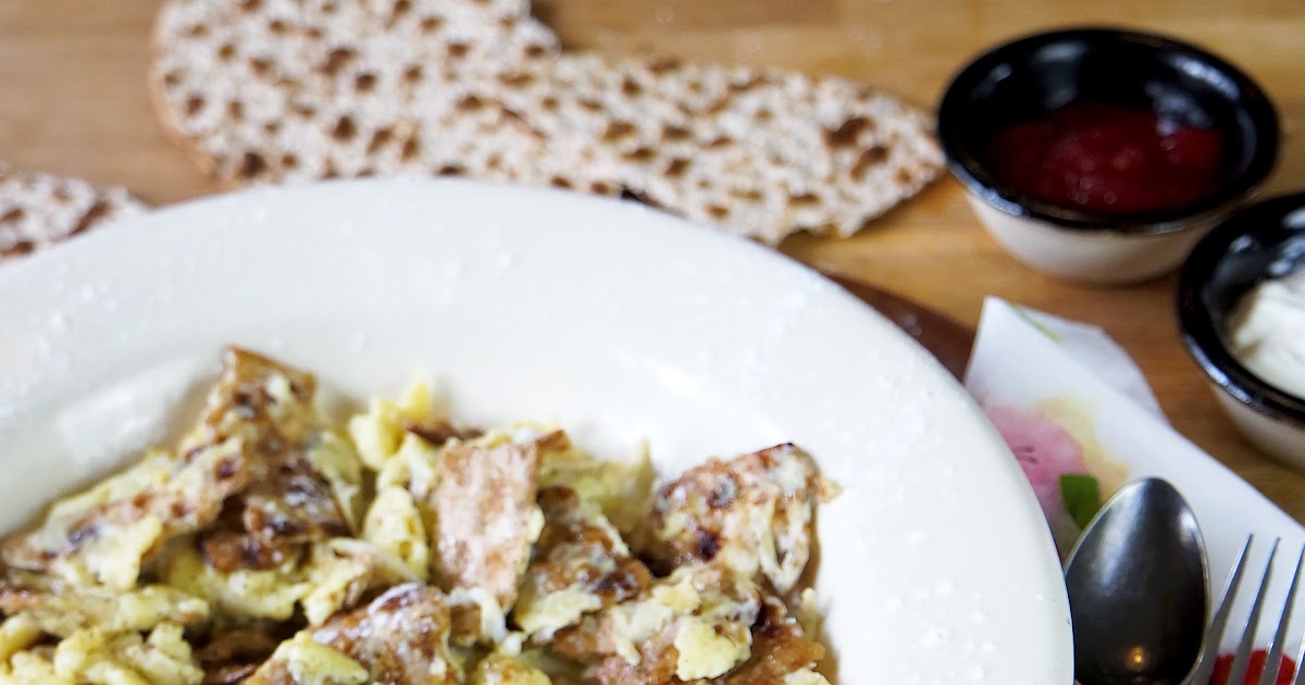 Kitchen Elf: Zoete Matzo Brei (gebakken matzes met roerei)