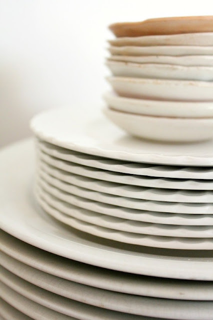 white life ©: (Old) white dishes is much too beautiful for 'only ...