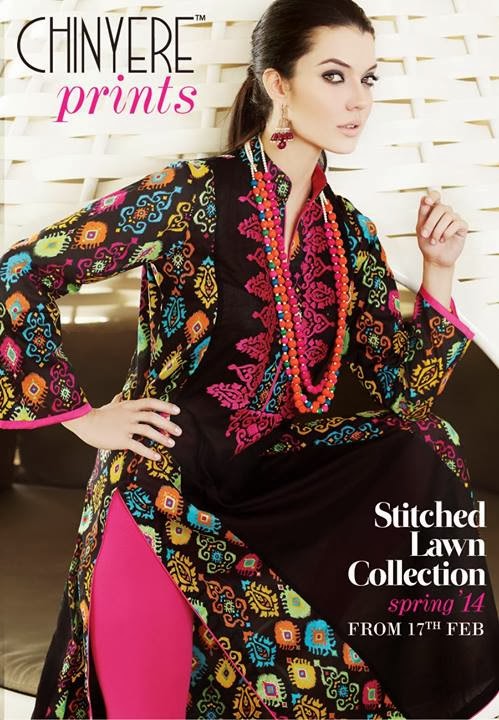 Chinyere Prints Spring Lawn Collection 2014 | Chinyere Stitched Lawn ...
