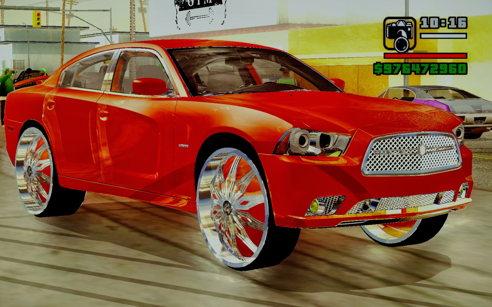 Loot Tense Showroom: Charger SRT On DUB Famous & Custom Tiara Grille