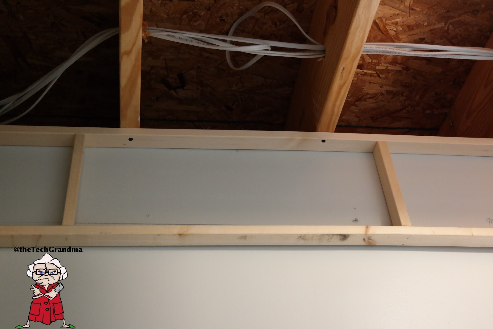 The Tech Grandma Beadboard Drop Ceiling In My Basement