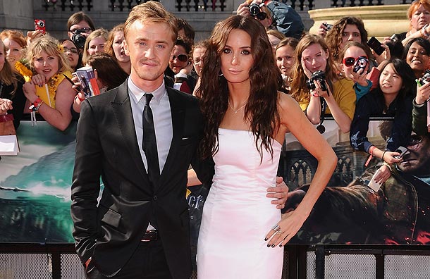Hollywood All Stars: Tom Felton with Girlfriend Pics