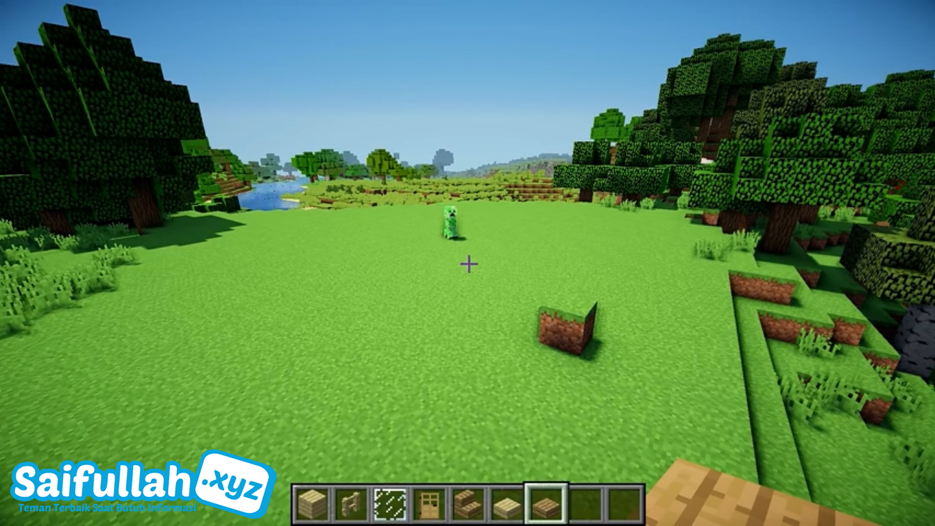 Cara Membuat Pagar Kayu Di Minecraft