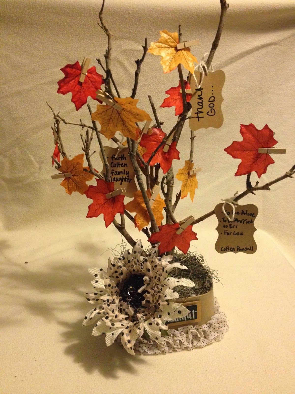 Faithful Footprints: Thankful Tree: {DiY}
