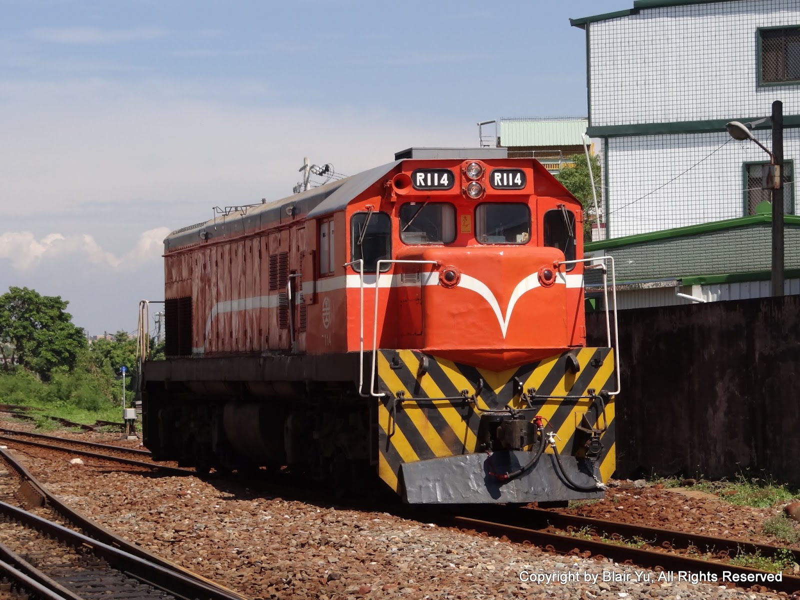 Blair's 鐵道攝影: R114柴電機車 / TRA R114 Diesel-electric Locomotive