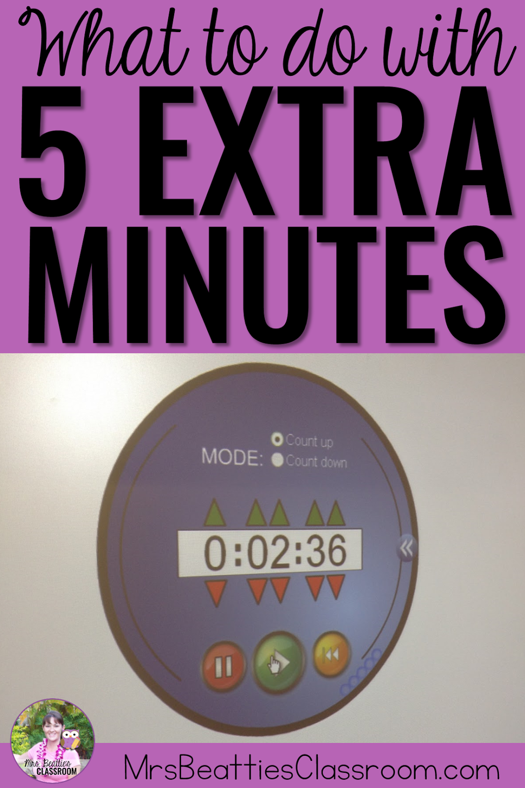 What To Do With 5 Extra Minutes? | Mrs. Beattie's Classroom