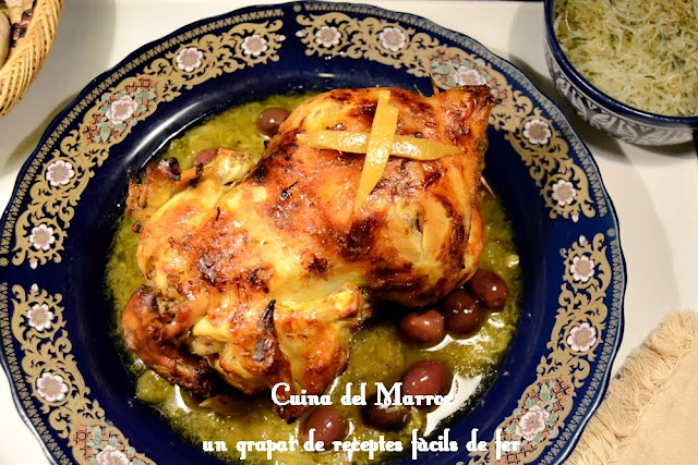 Receptes de cuina del Marroc: Pollastre farcit de vermicelli, fideus ...