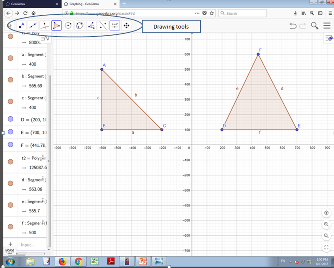 Dorji Tshedon: Situating tool(GeoGebra)