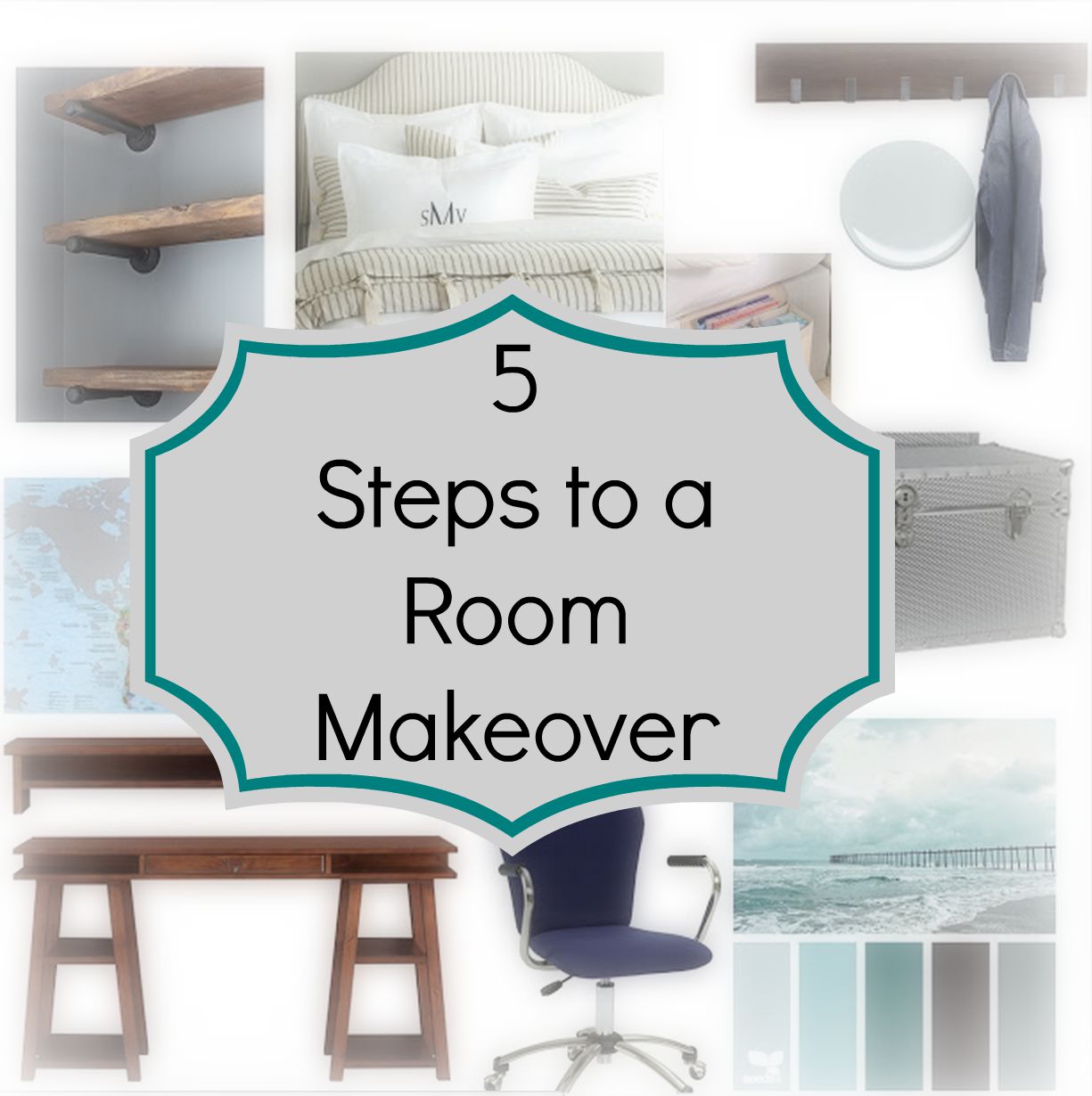 Simply Santa Barbara: 5 Steps to a Room Makeover