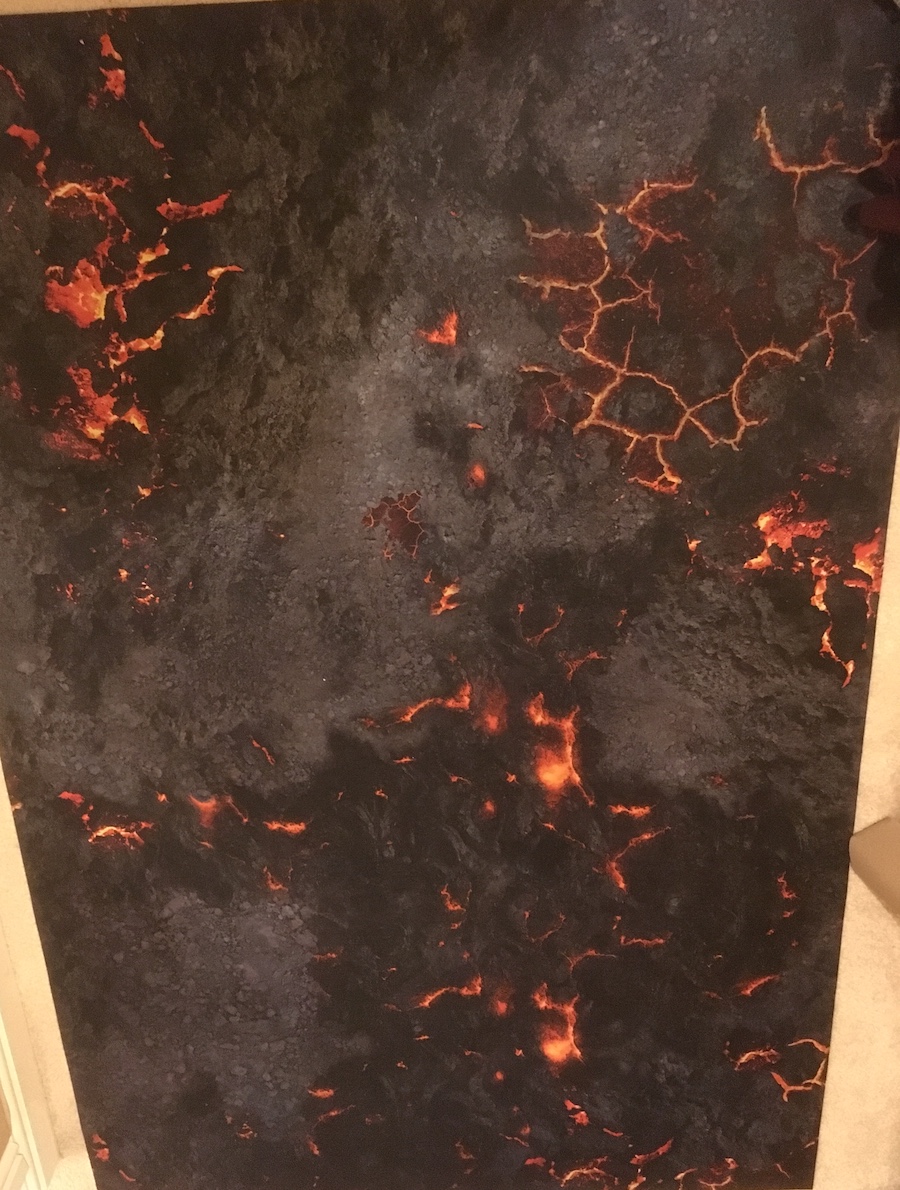 Warpstone Flux: Volkano Game Mat