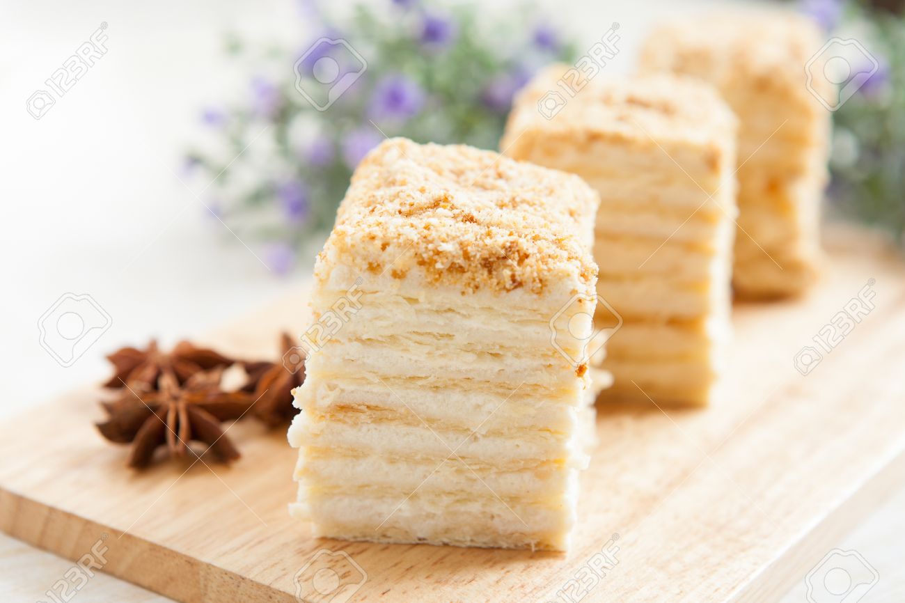 Postre Napoleón : Napolitano