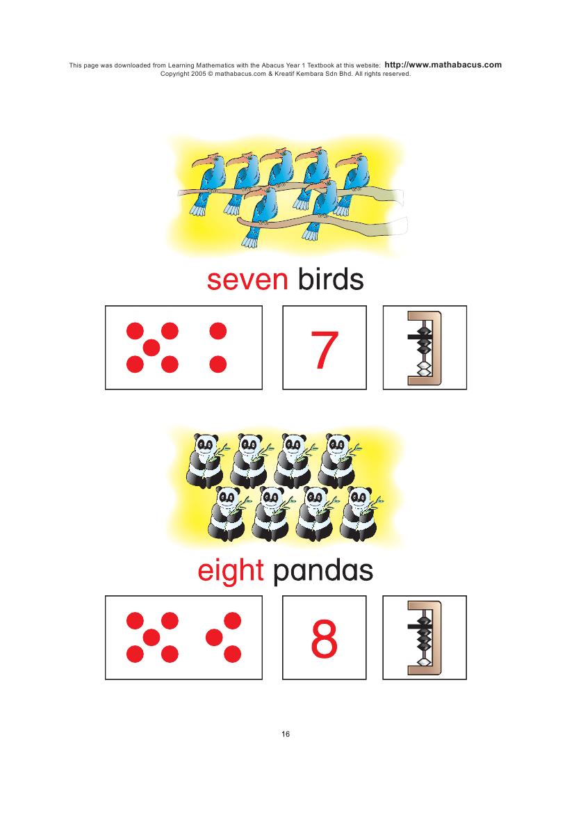Matematik Sekolah Rendah: Belajar Asas Abakus Bahagian 3
