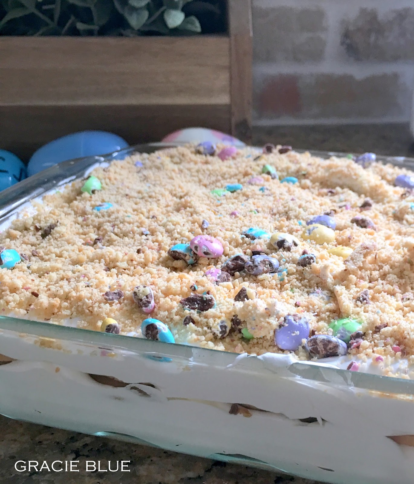 Gracie Blue : Easiest Easter Dessert {No Bake Golden Oreo Cake}