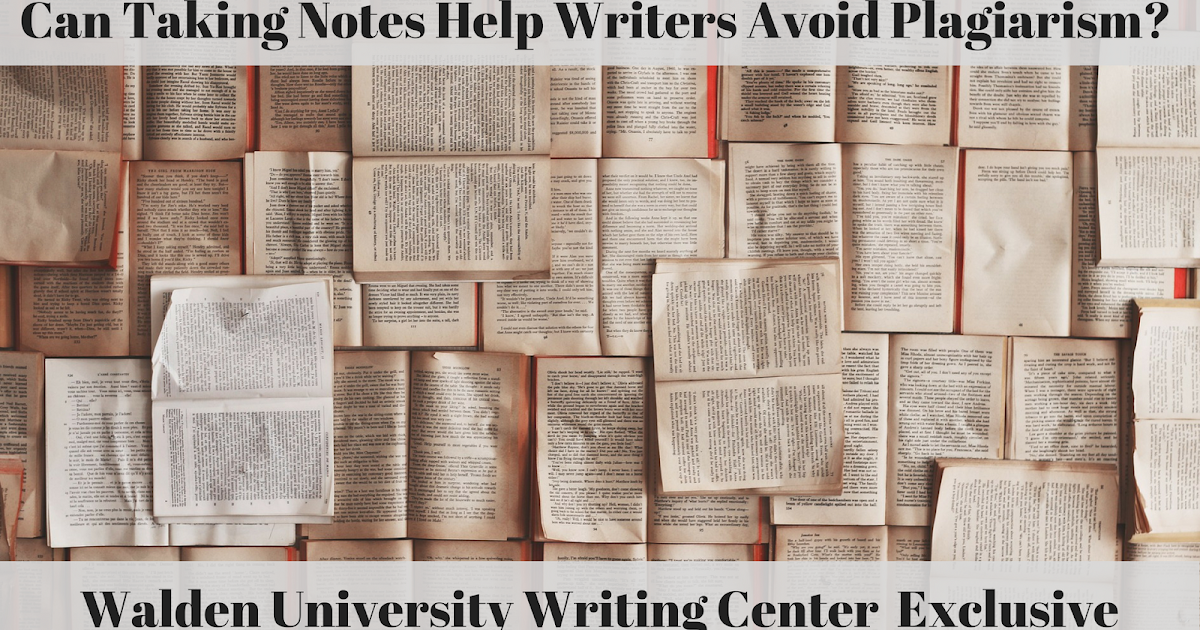 Can Taking Notes Help Writers Avoid Plagiarism?