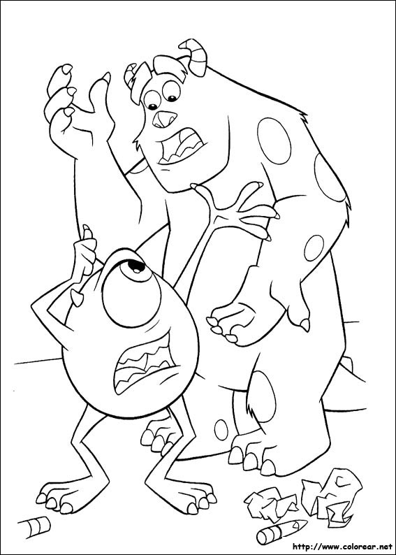 Disney Pixars Monstruos S.A.: Pinta y colorea 21