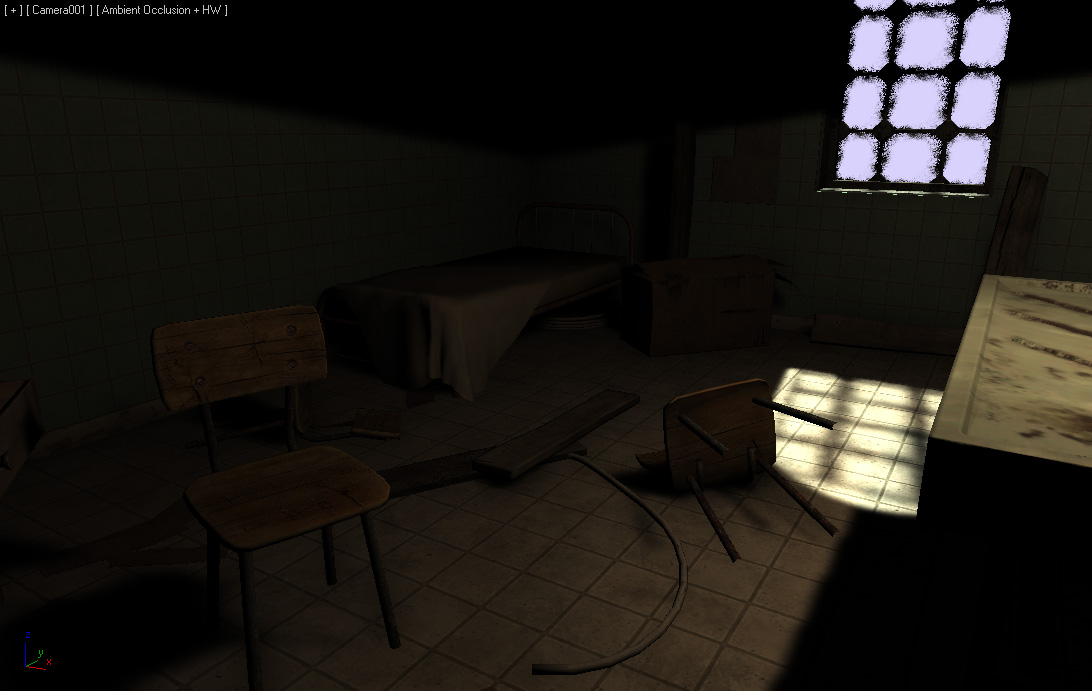 CG Environments by Sascha Henrichs: Art_I_09 Asylum Scene
