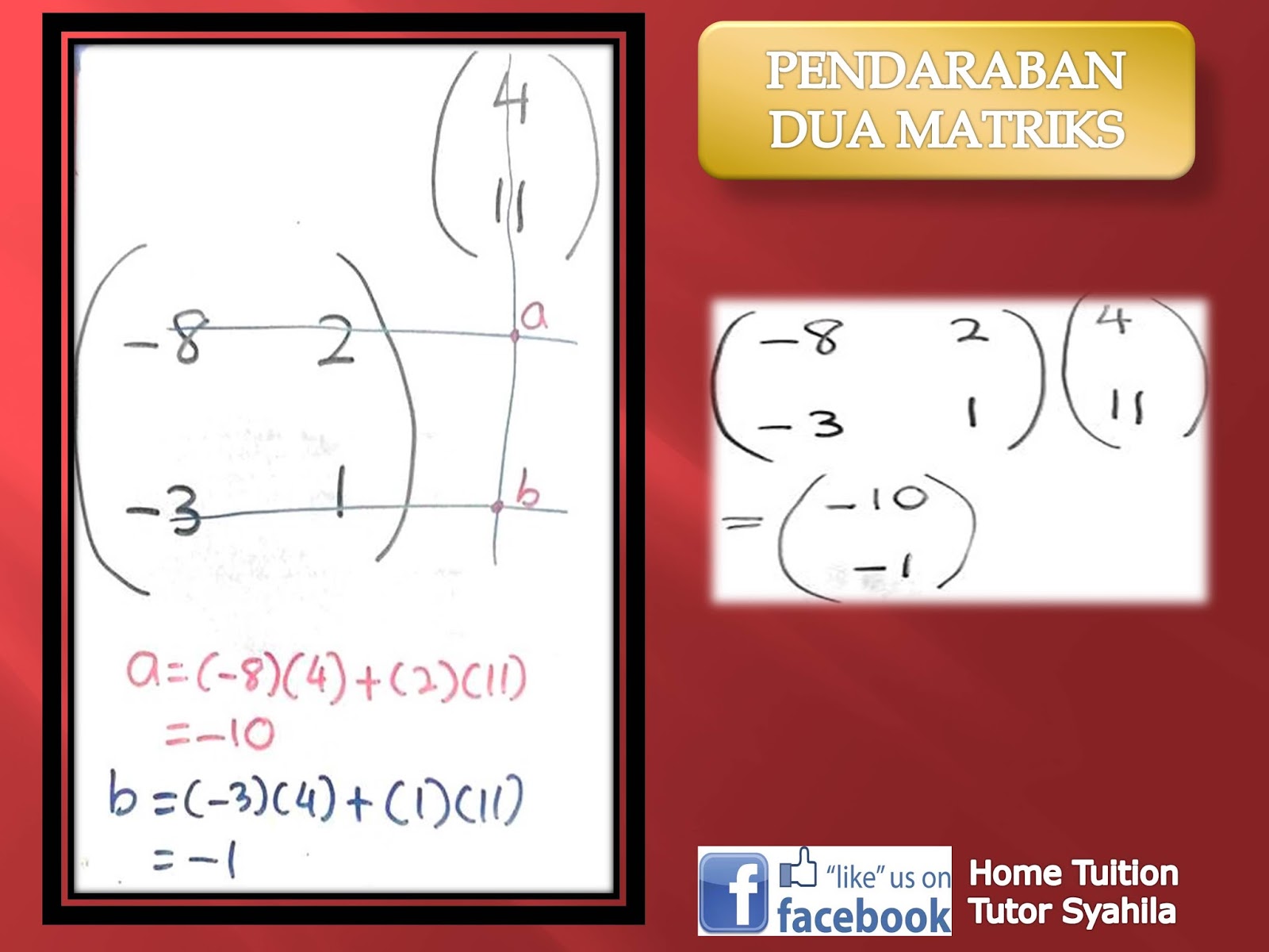 SERONOKNYA KONGSI ILMU: pendaraban dua matriks (spm)