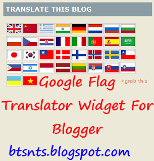 Google Flag Translate Widget For Blogger ~ LAVINSKE