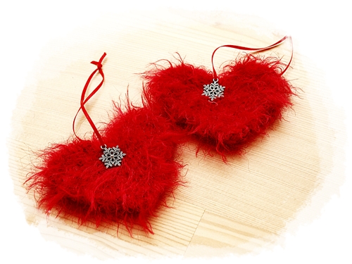 Zoomsnoren: DIY: Strikket hjerte / knitted heart