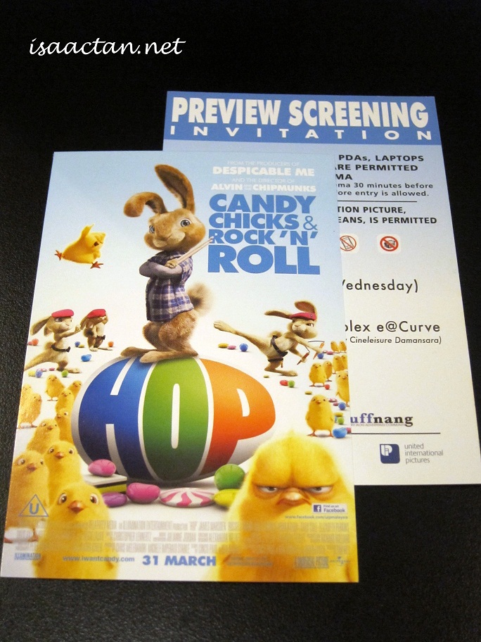 Isaactan.net: Hop Movie Premiere Screening