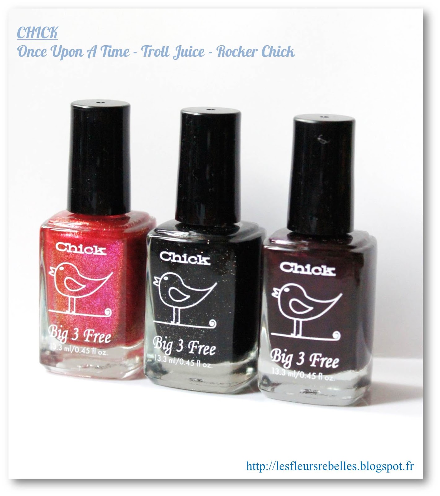 Jolie découverte : les vernis Chick Nail Polish, vegan et big 3 free ...