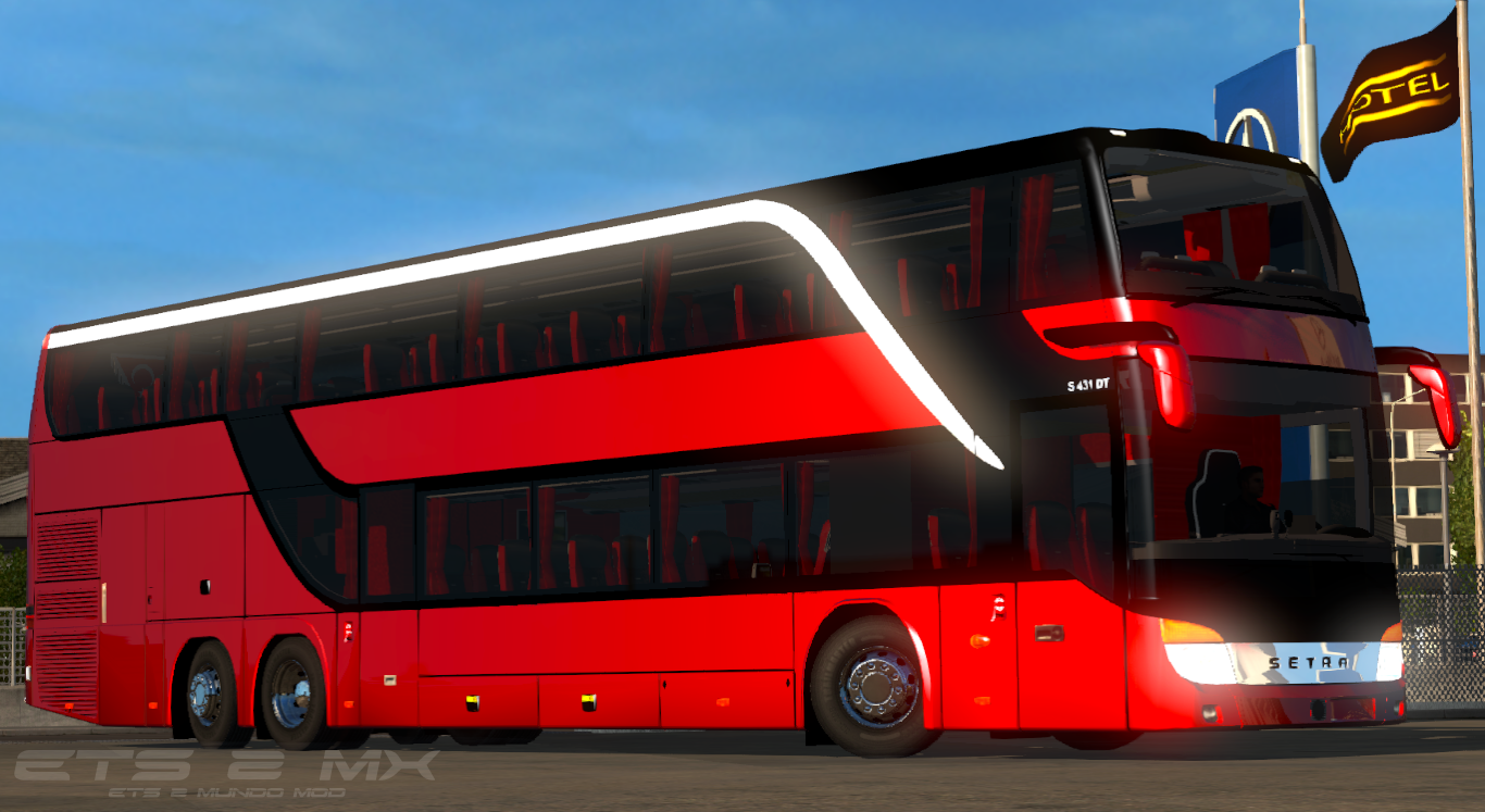 (Autobús ETS 2) Setra 431 DT (Versión 3.5) - ETS 2 Mundo Mod
