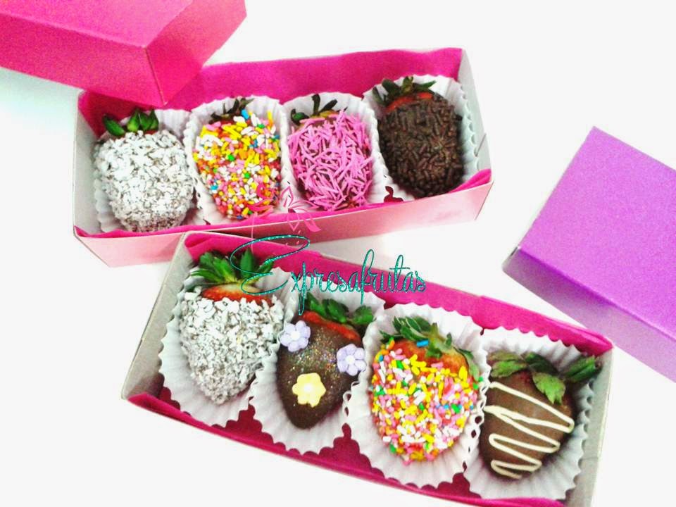 Expresafrutas: Cajas de Fresas decoradas / Gift Boxes of Chocolate ...