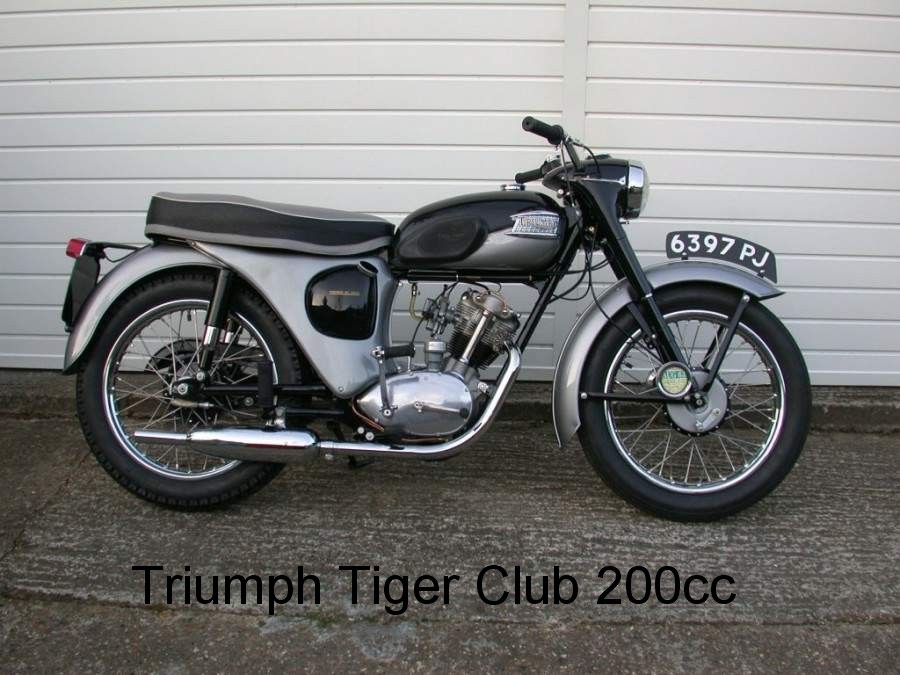 motocycles oldies passion: TRIUMPH-200cc. "Tiger Club" - T 20