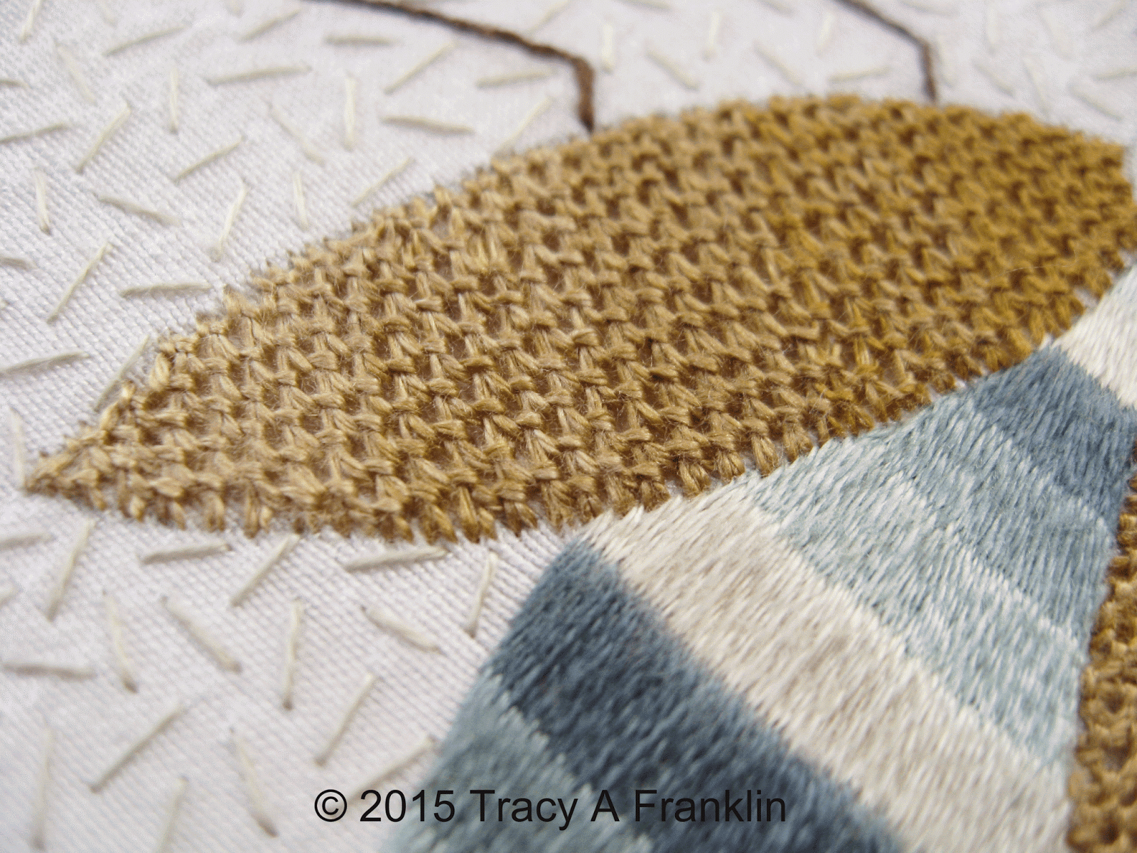 Tracy A Franklin - specialist embroiderer: 2015