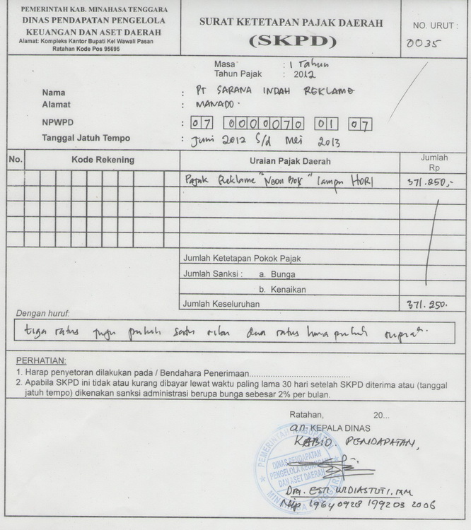 Skpd Pajak - Homecare24