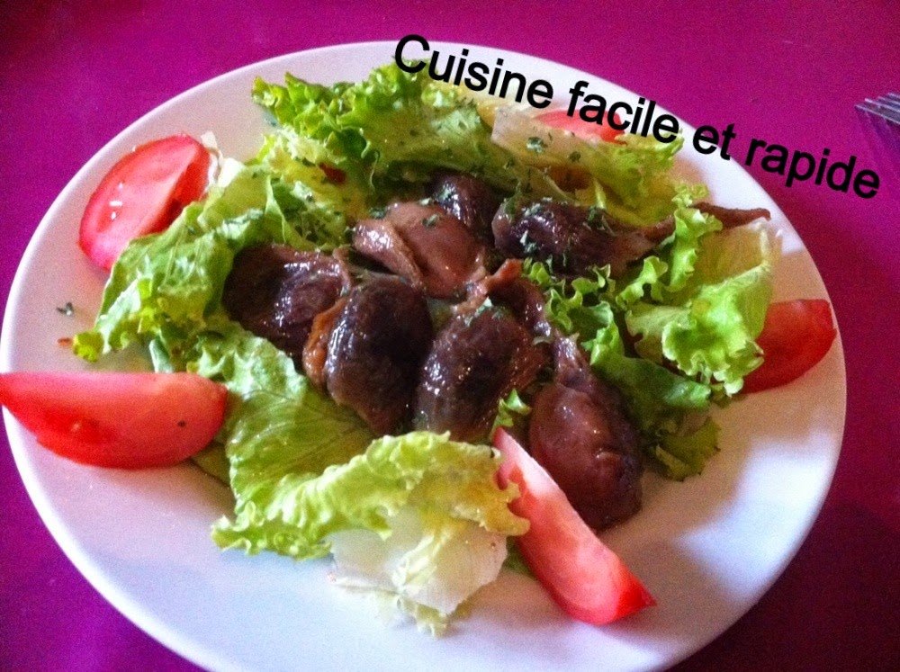 cuisine facile et rapide: Salade de gésier de canard confit "michel ...
