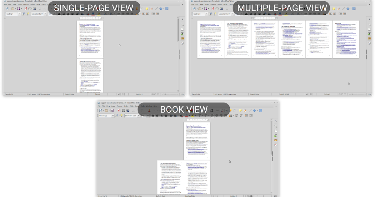 LibreOffice Writer: Views and Document Navigation