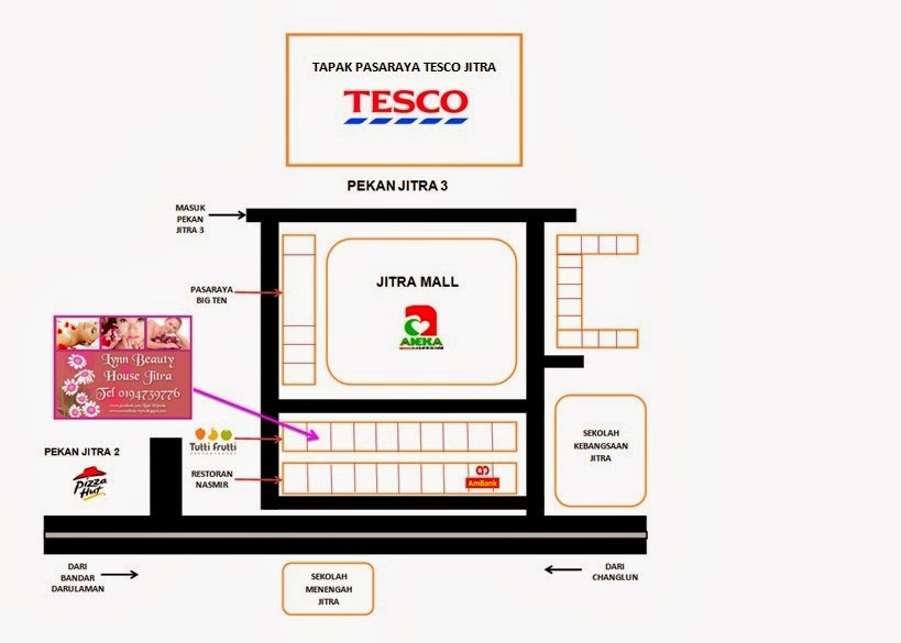 LYNN BEAUTY HOUSE, JITRA (Official): LOKASI SPA - PEKAN JITRA 3