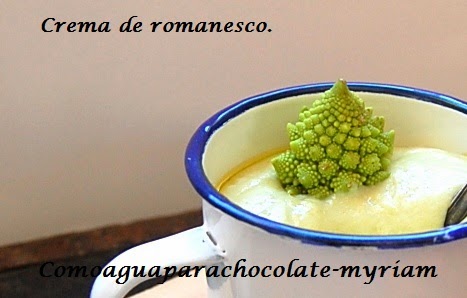 COMO AGUA PARA CHOCOLATE: CREMA DE ROMANESCO.