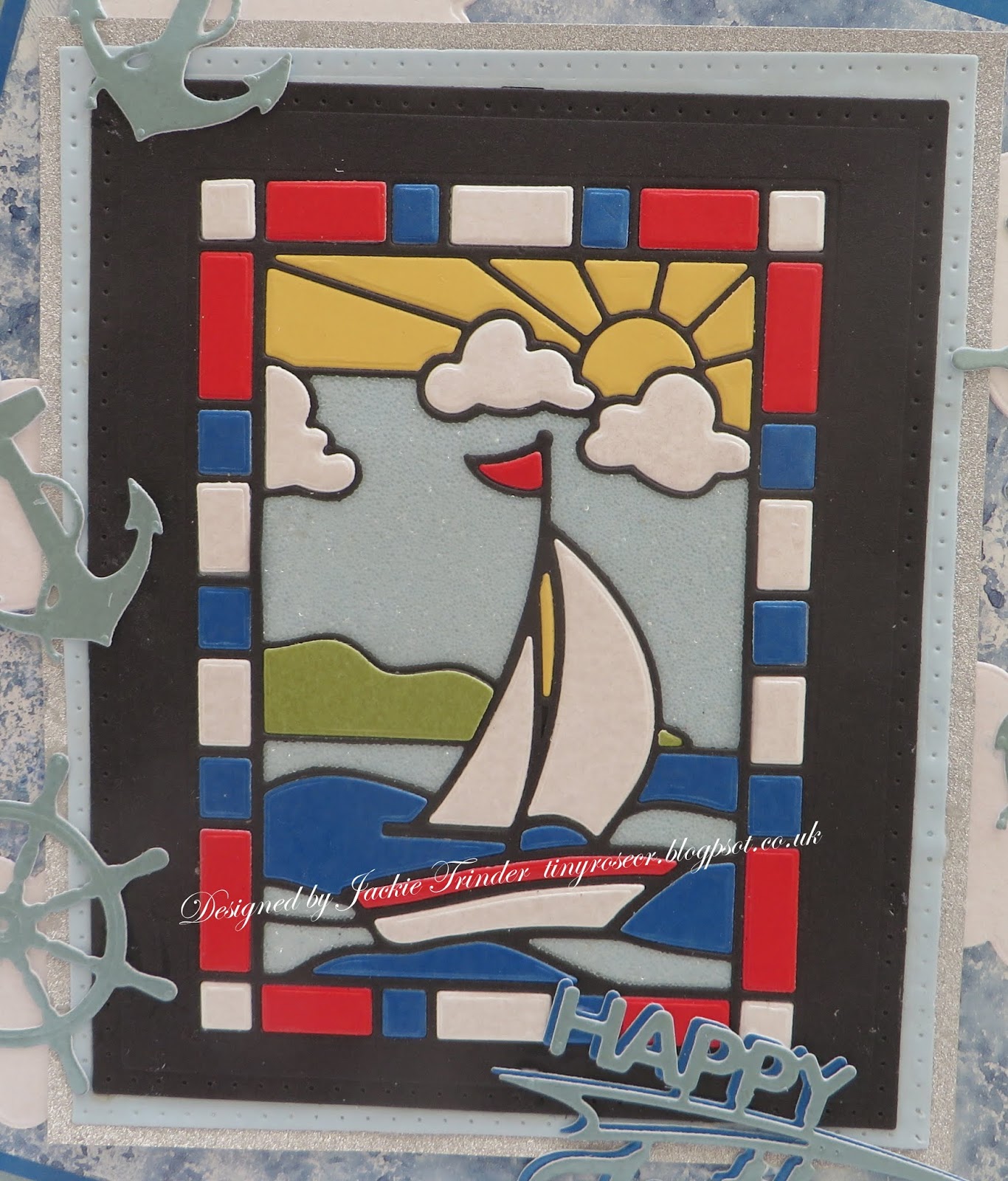 Tinyrose's Craft Room: Sailing Boat Father's Day Card