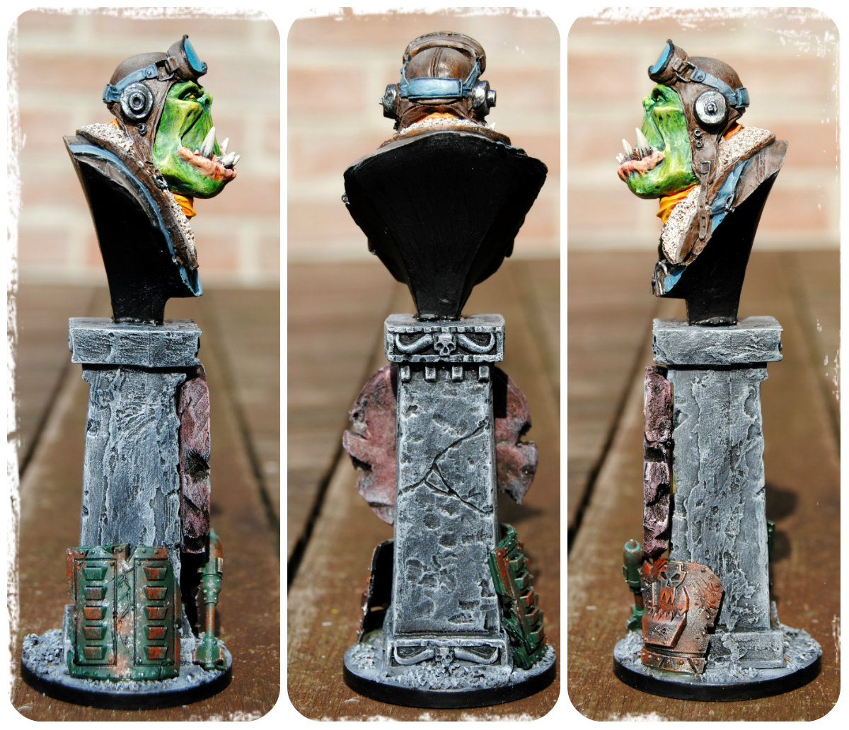 King in Yellow: Orc Pilot Bust - Kromlech Miniatures