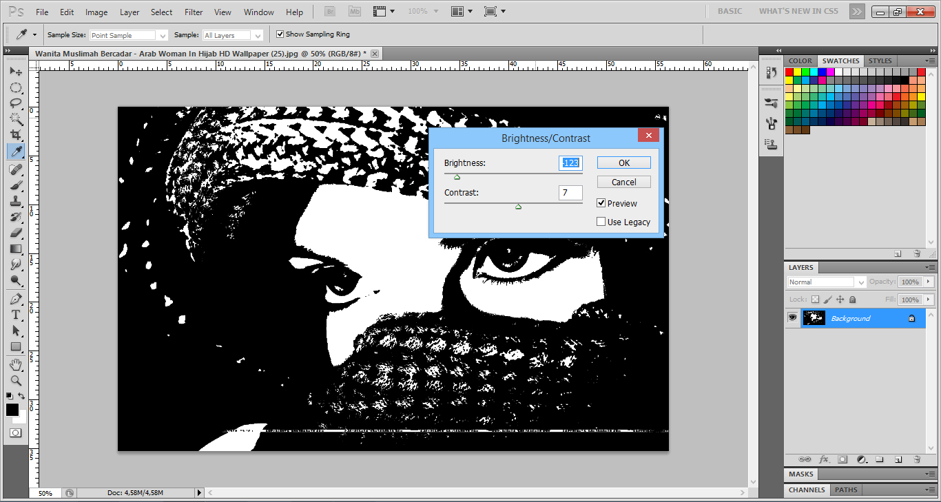 Tutorial Membuat Efek Vector Hitam Putih Simple Dengan Menggunakkan ...