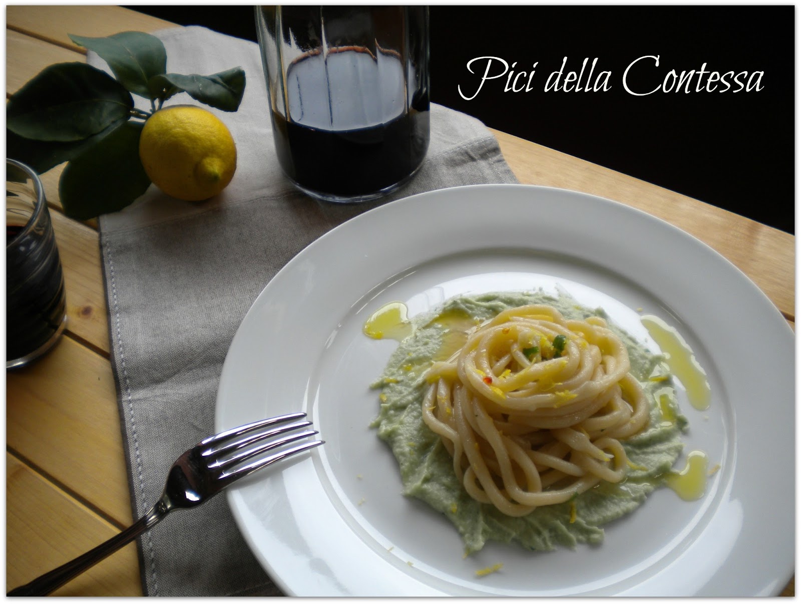 Profumo di semplicità: Pici della contessa con crema di cavolfiore ...