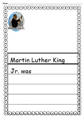 Charlotte's Clips and Kindergarten Kids: Free Martin Luther King and ...